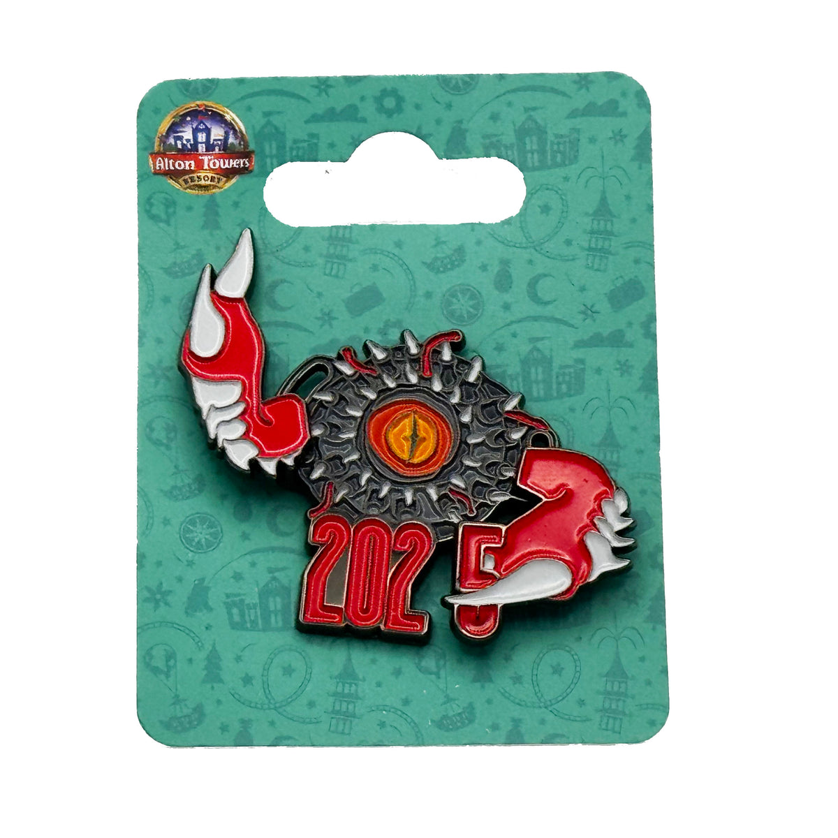 Nemesis Creature 2025 Pin Badge – Alton Towers Resort Online Shop