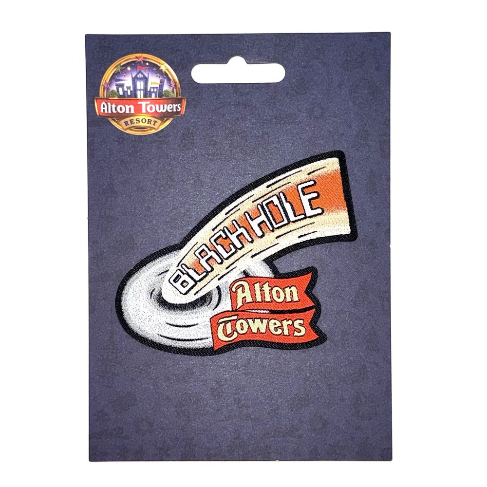 The Black Hole Retro Patch – Alton Towers Resort Online Shop