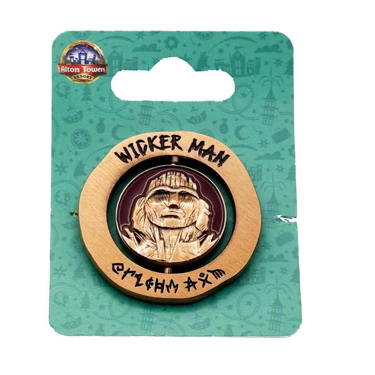 Wicker Man Pin Badge – Alton Towers Resort Online Shop